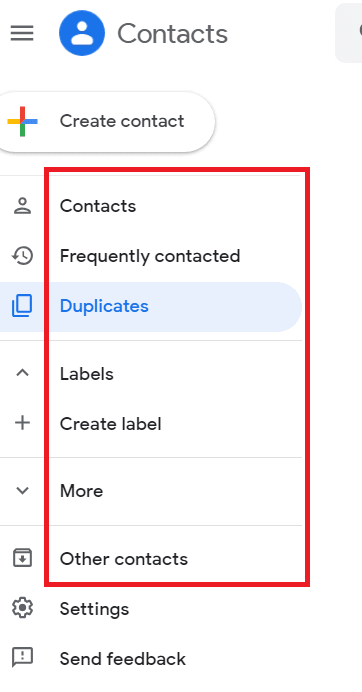 How to Find Contacts in the New Google Contacts - Covve