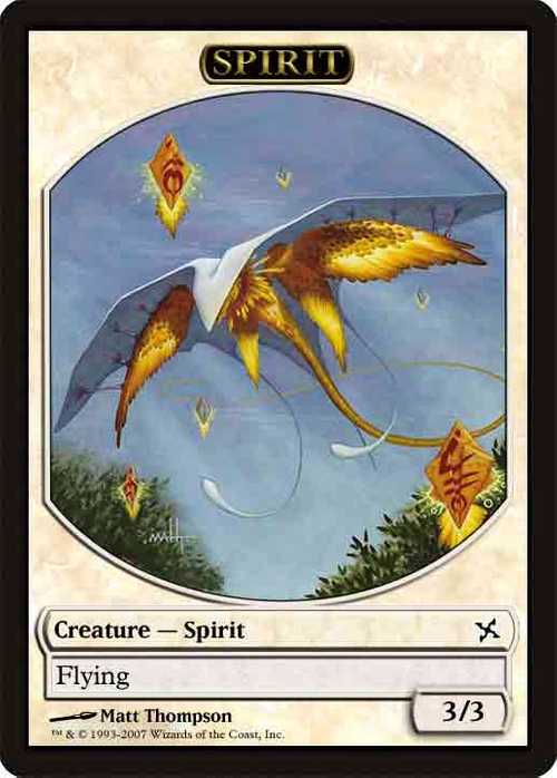 3/3 White Spirit Creature Token | MTG.onl Tokens