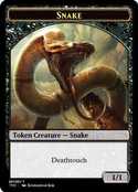 1/1 Black Snake Creature Token | MTG.onl Tokens