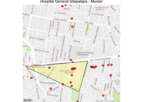 How to create crime maps of Mexico City