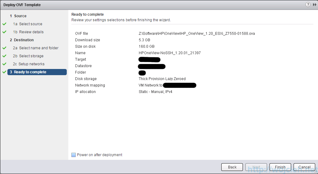 Deploying OVF template using vSphere Client and vSphere Web Client ... Deploying OVF template using vSphere Client and vSphere Web Client ...