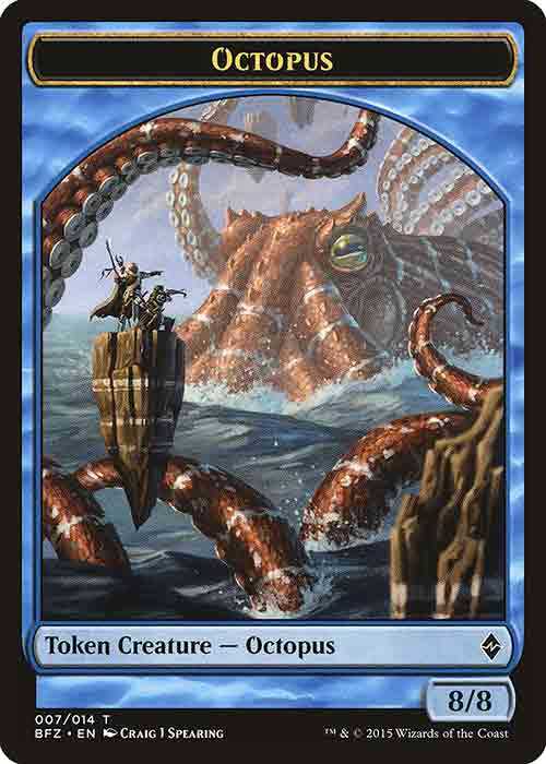 8/8 Blue Octopus Creature Token | MTG.onl Tokens