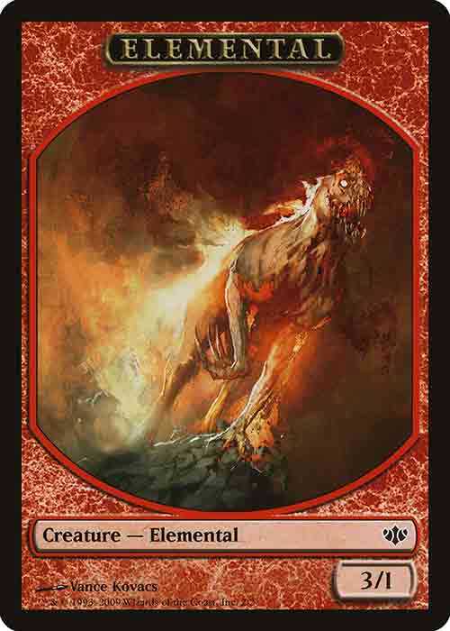 3/1 Red Elemental Creature Token | MTG.onl Tokens