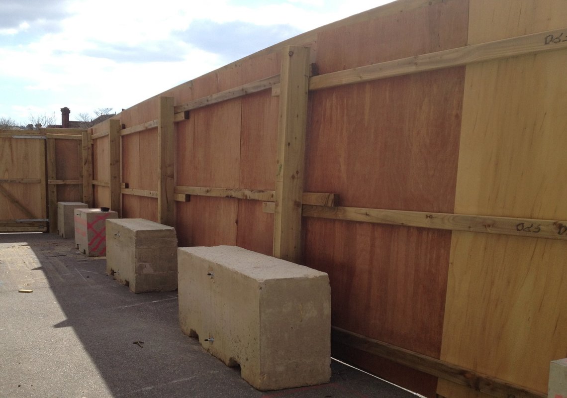 Construction Site Timber Hoarding - Nationwide Install | SafeSite ...