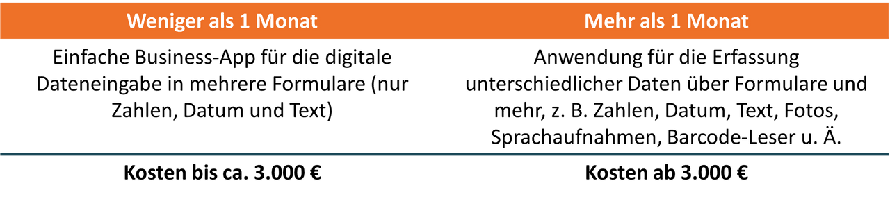 Apps für digitale Datenerfassung: Vorteile, Möglichkeiten und Kosten | easy data solution