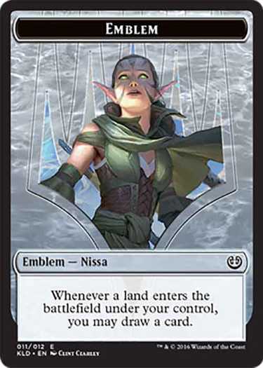 Nissa, Vital Force Emblem | MTG.onl Tokens