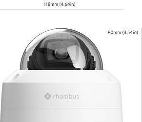 Rhombus R200 Mini-Dome Security Camera