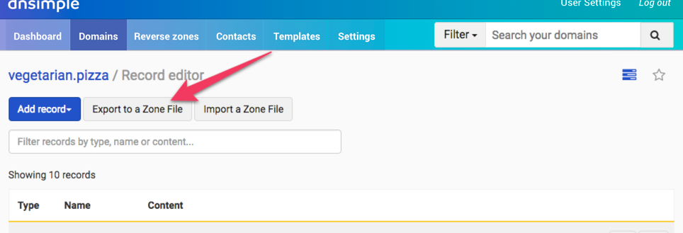 Domain Zone Files - DNSimple Help