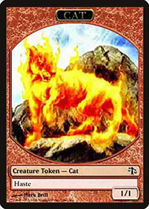 1/1 Red Cat Creature Token | MTG.onl Tokens