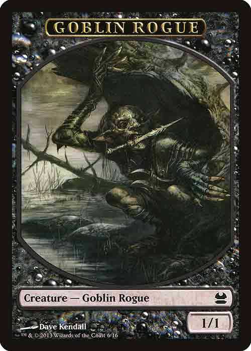 1/1 Black Goblin Rogue Creature Token | MTG.onl Tokens