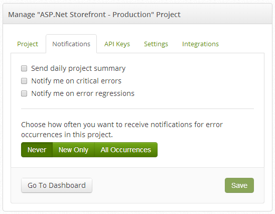 Receive Error Notifications from Your App via Email - Exceptionless
