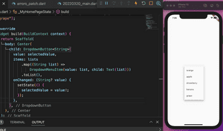 【Flutter】DropdownButtonを使い、ドロップダウンを実装する | あずきぱん