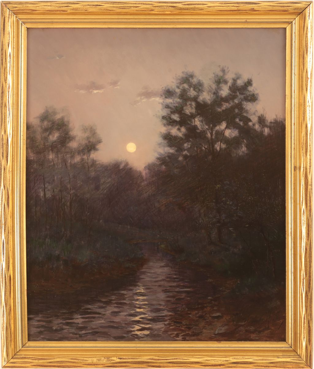 William Anderson Coffin Painting - Moonrise in May - 19th Century ...