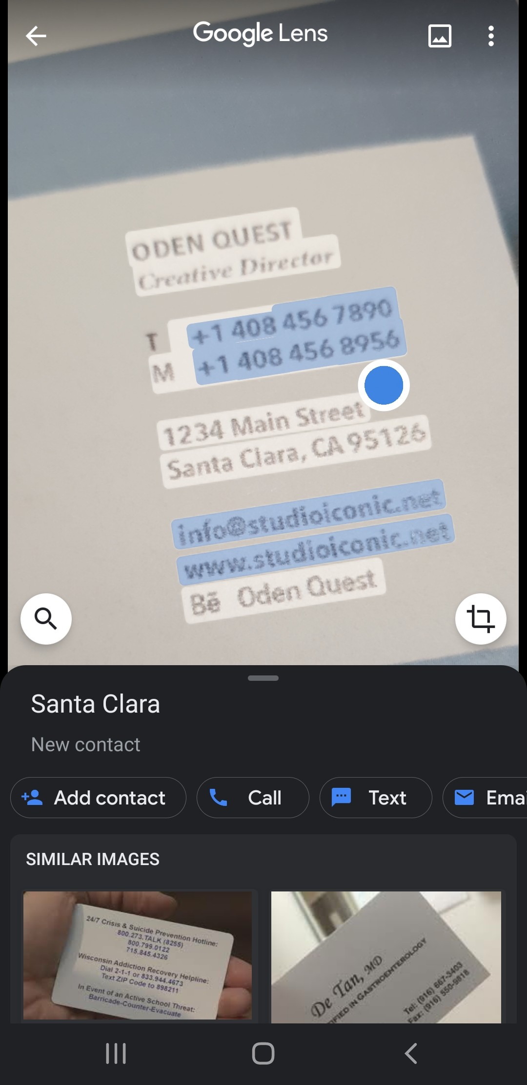 How to Scan Business Cards into Google Contacts - Covve