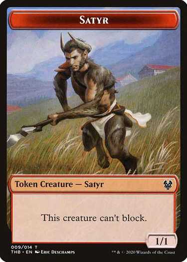 1/1 Red Satyr Creature Token | MTG.onl Tokens