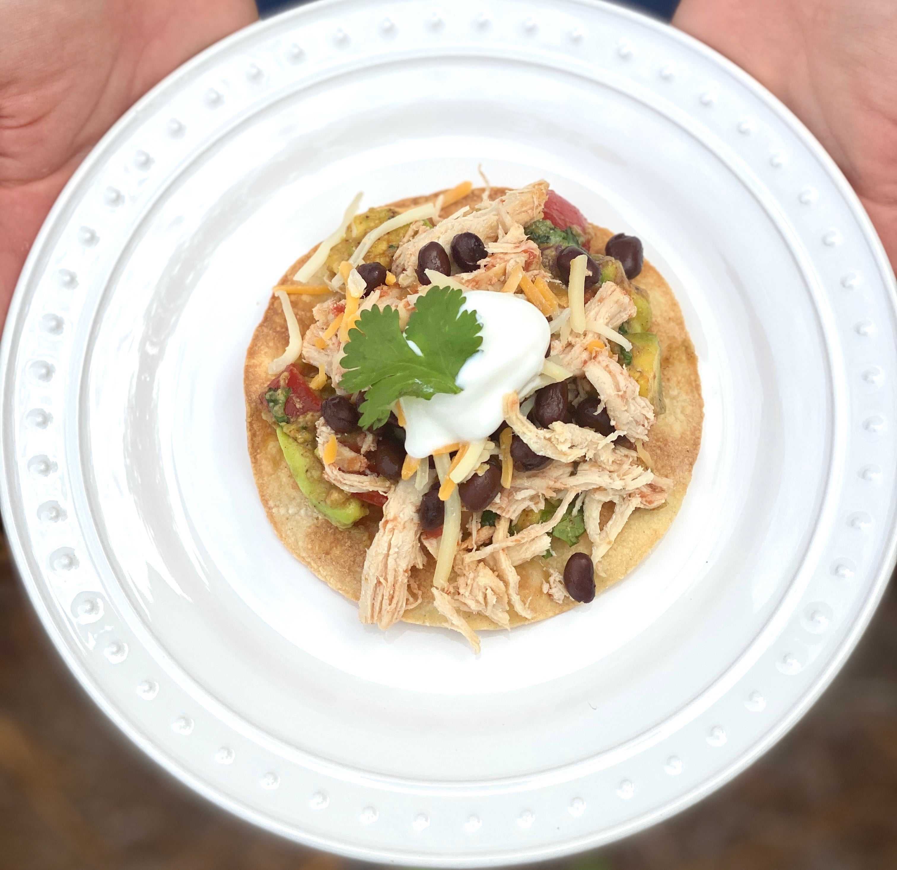 "Easy" Chicken Tostadas | Blog | Kristielengel.com