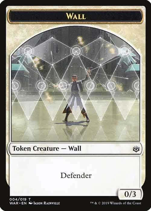 0/3 White Wall Creature Token | MTG.onl Tokens