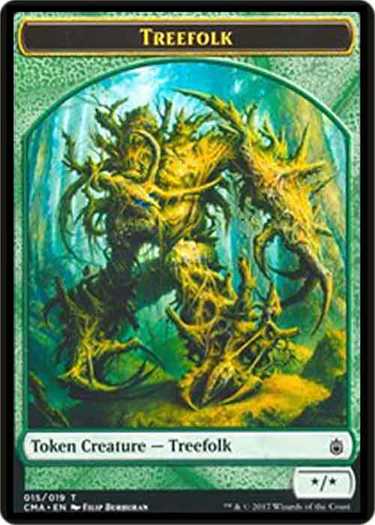 Green Treefolk Creature Token | MTG.onl Tokens