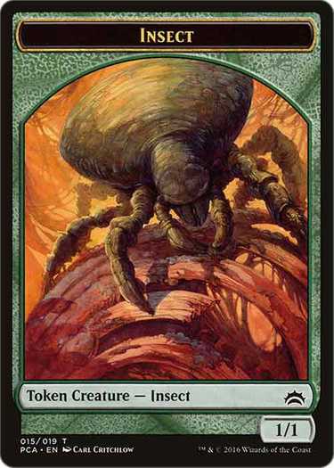1/1 Green Insect Creature Token | MTG.onl Tokens