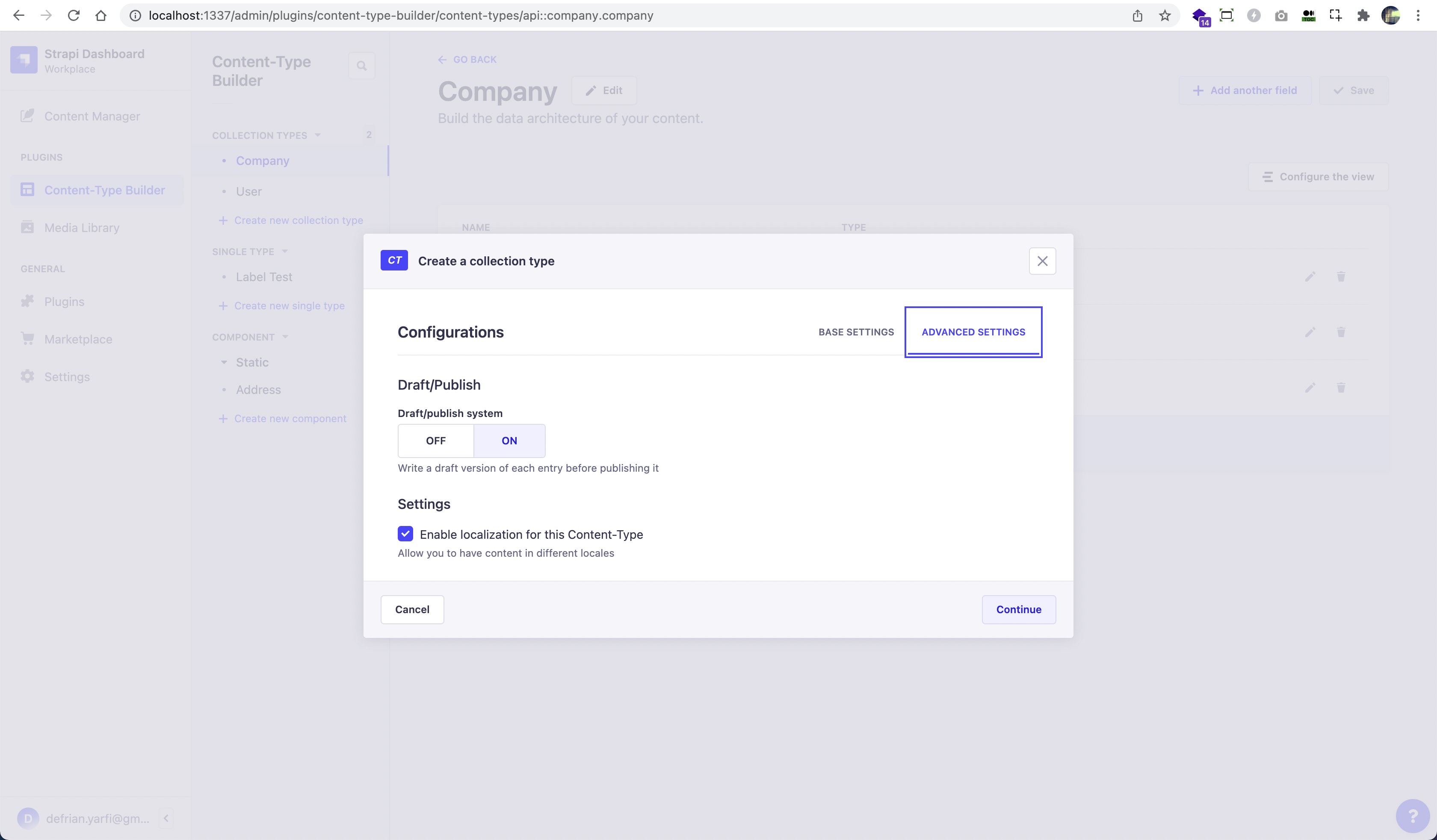 First impression on using Strapi CMS a headless CMS