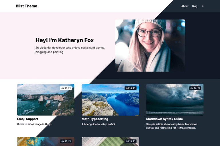 Complete List | Hugo Themes