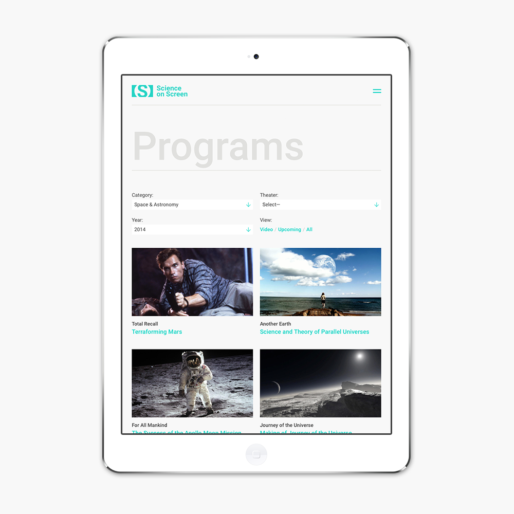 Science on Screen — Fore Design