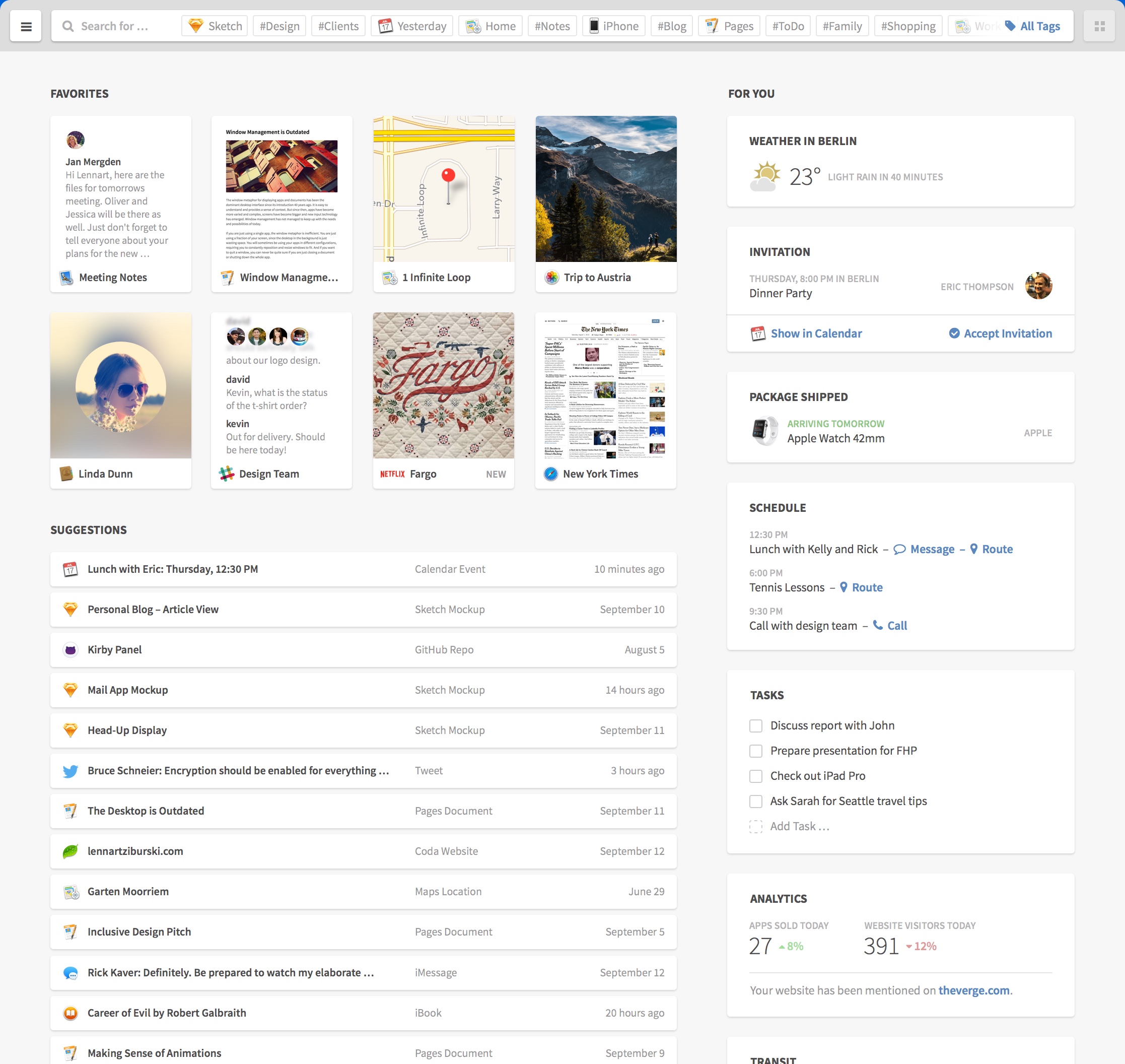 Desktop Neo – rethinking the desktop interface for productivity.