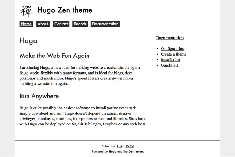 Complete List |Hugo Themes