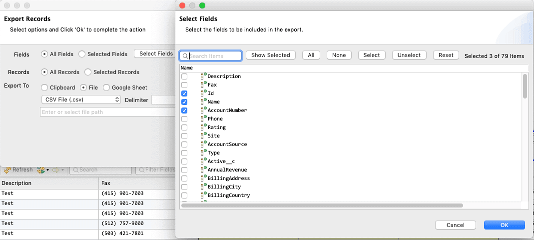 Datasert - Data Grids - Realfire Help