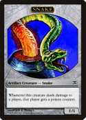 1/1 Colorless Snake Artifact Creature Token | MTG.onl Tokens