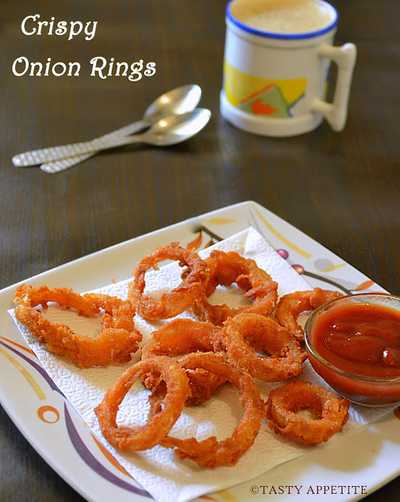 Crispy Onion Rings | Homemade Onion Rings | Tasty Appetite