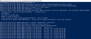 Scheduling with Quartz .NET Scheduler in Linux | Oliver Coding