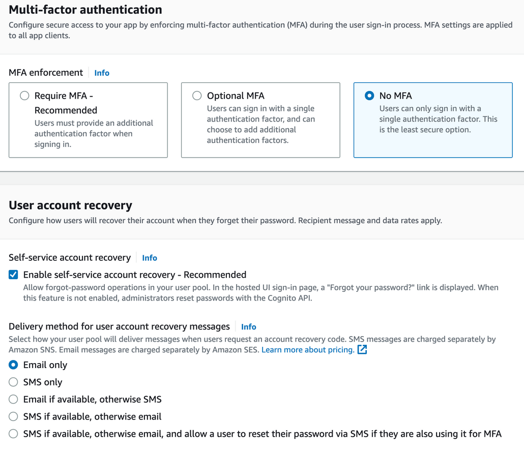 Docusaurus Authentication using AWS Cognito