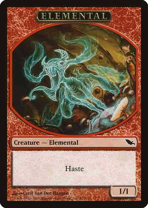 1/1 Red Elemental Creature Token | MTG.onl Tokens