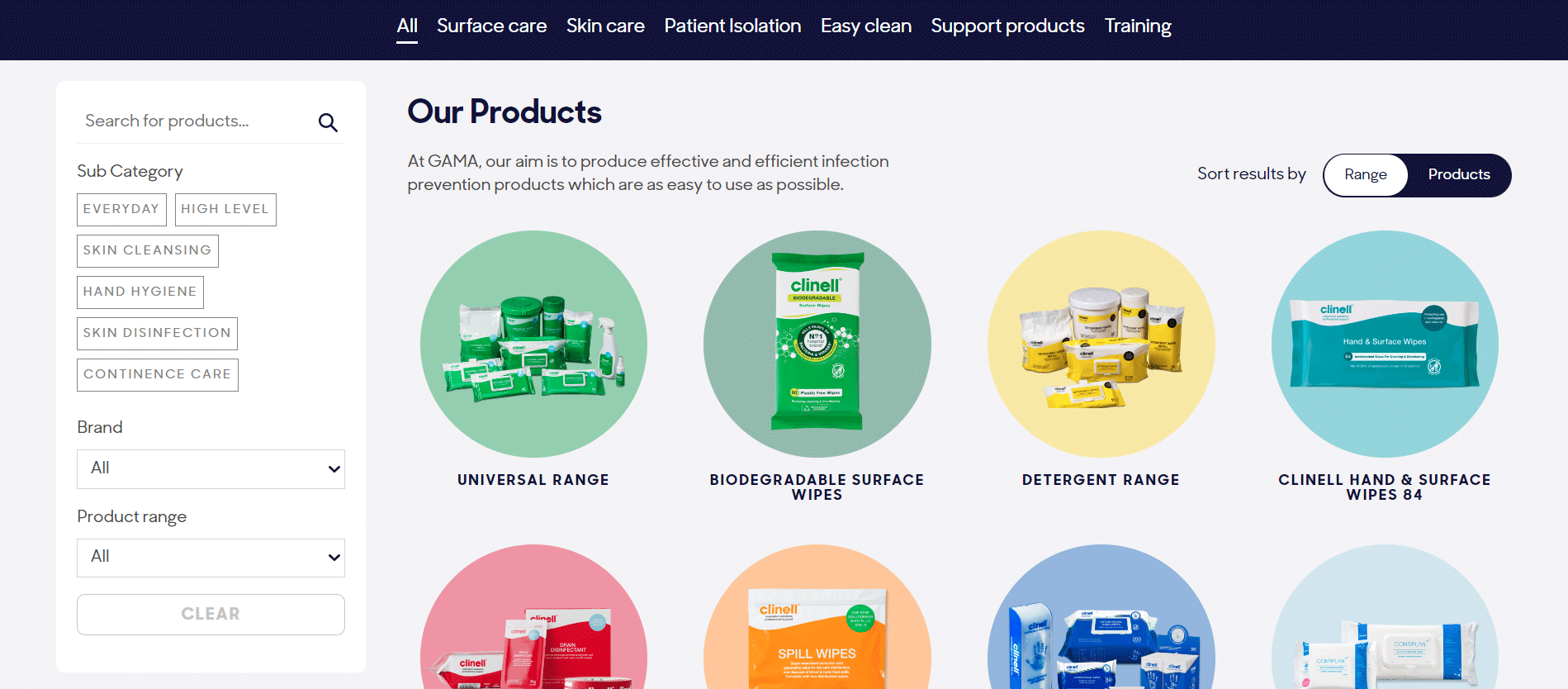 Gama Healthcare - MCT Web