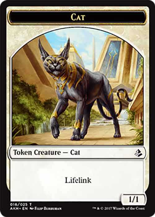 1/1 White Cat Creature Token | MTG.onl Tokens