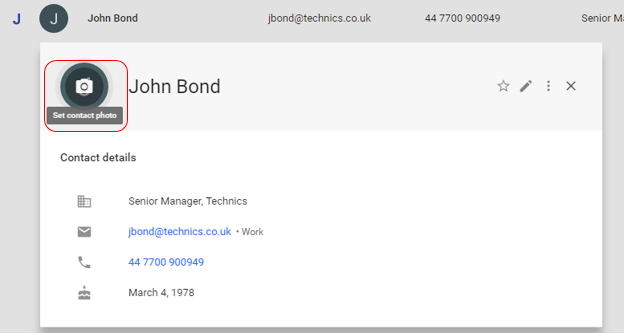 How to add pictures to contacts in Google Contacts - Covve