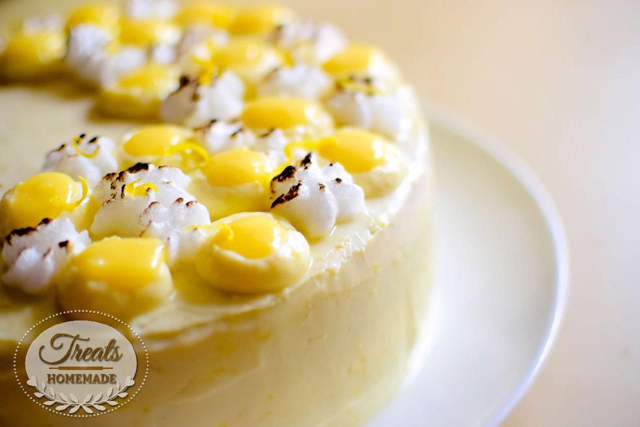 Lemon Layer Cake - Treats Homemade