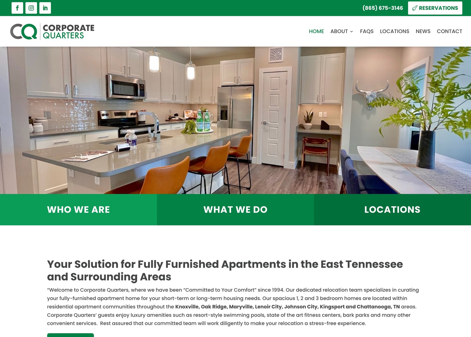 Corporate Quarters, Inc. - Slamdot