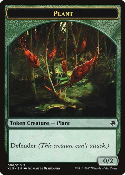 0/2 Green Plant Creature Token | MTG.onl Tokens