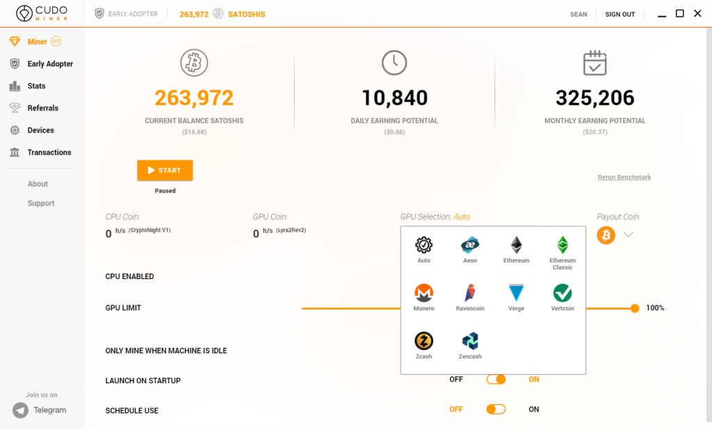 Cudo Miner Beta Launch - Week 1 - Lift Off!!!