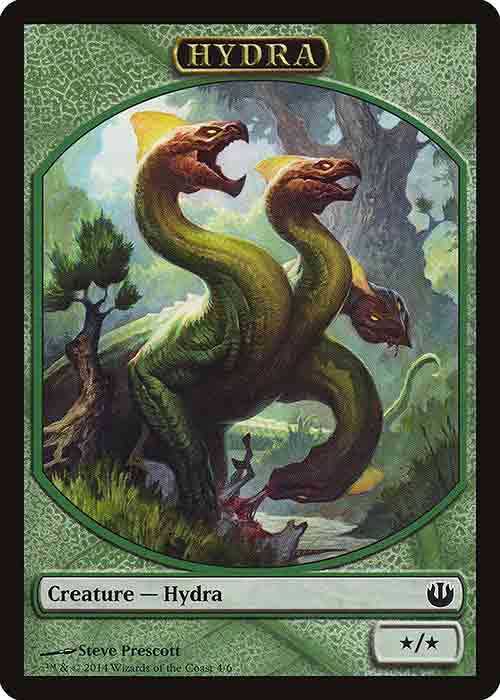 X/X Green Hydra Creature Token | MTG.onl Tokens