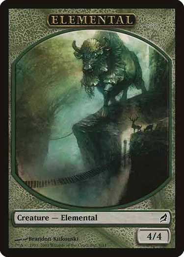 4/4 Green Elemental Creature Token | MTG.onl Tokens