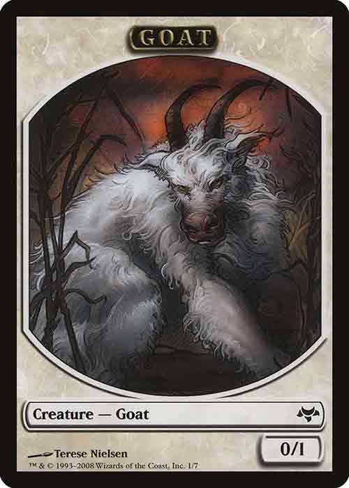 0/1 White Goat Creature Token | MTG.onl Tokens