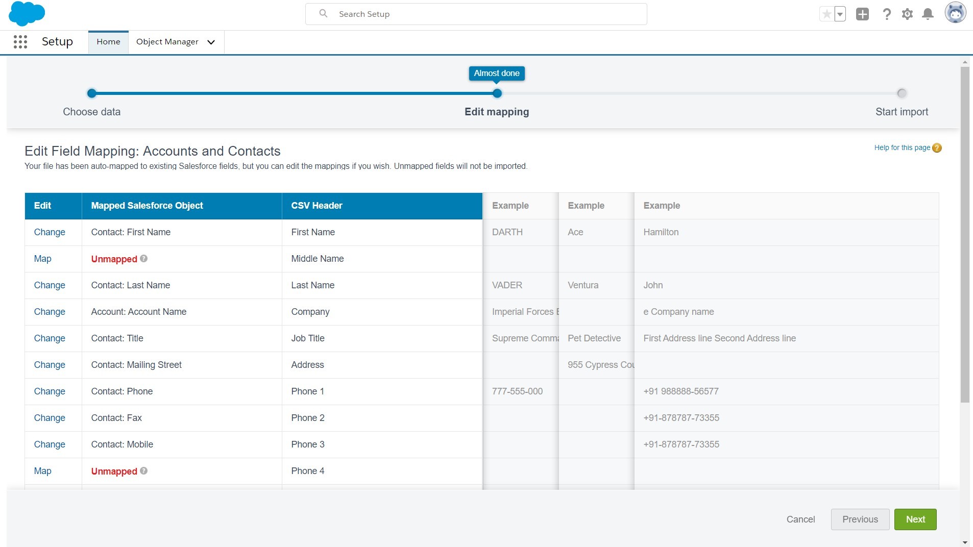 How to import contacts into Salesforce? | Covve