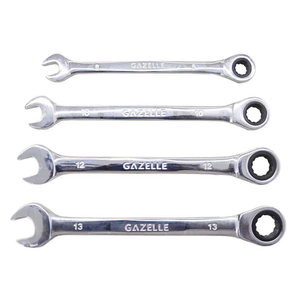 G80335 7-Piece Ratchet Spanner Set, 8-19mm