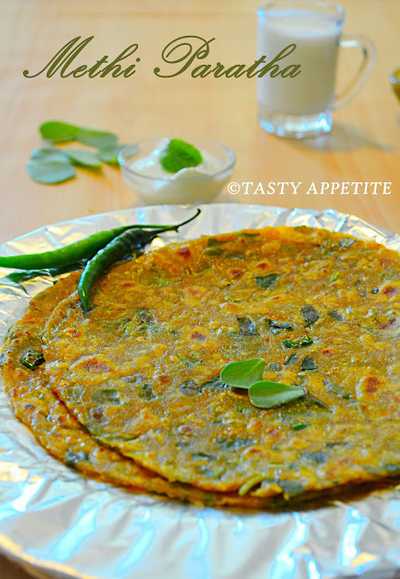 Methi Paratha | Healthy Paratha Recipe | Tasty Appetite
