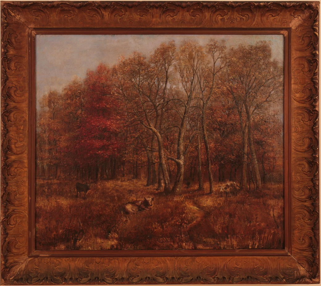 John Joseph Enneking - Gathering Cows Painting For Sale