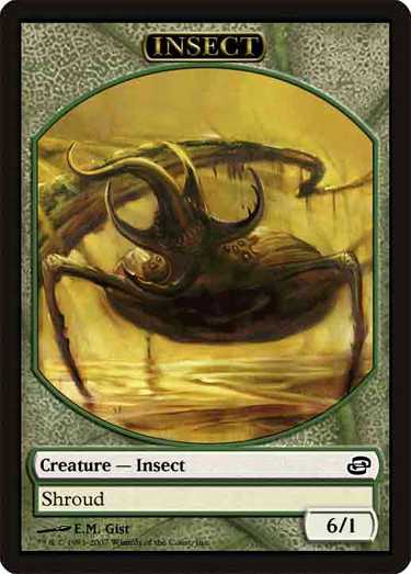 6/1 Green Insect Creature Token | MTG.onl Tokens