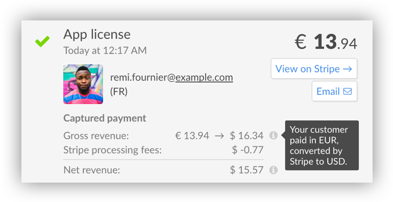 CashNotify — Payment notifications app for Stripe and PayPal